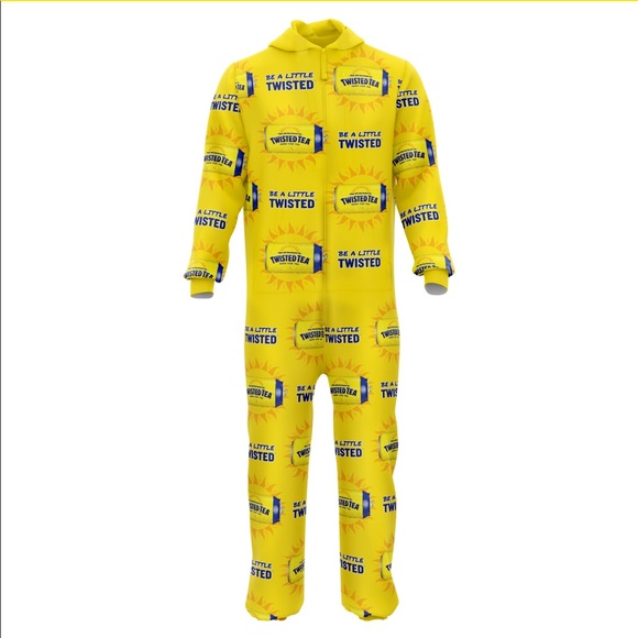 Twisted Tea | Other | Twisted Tea Fleece Onesie Nwt | Poshmark